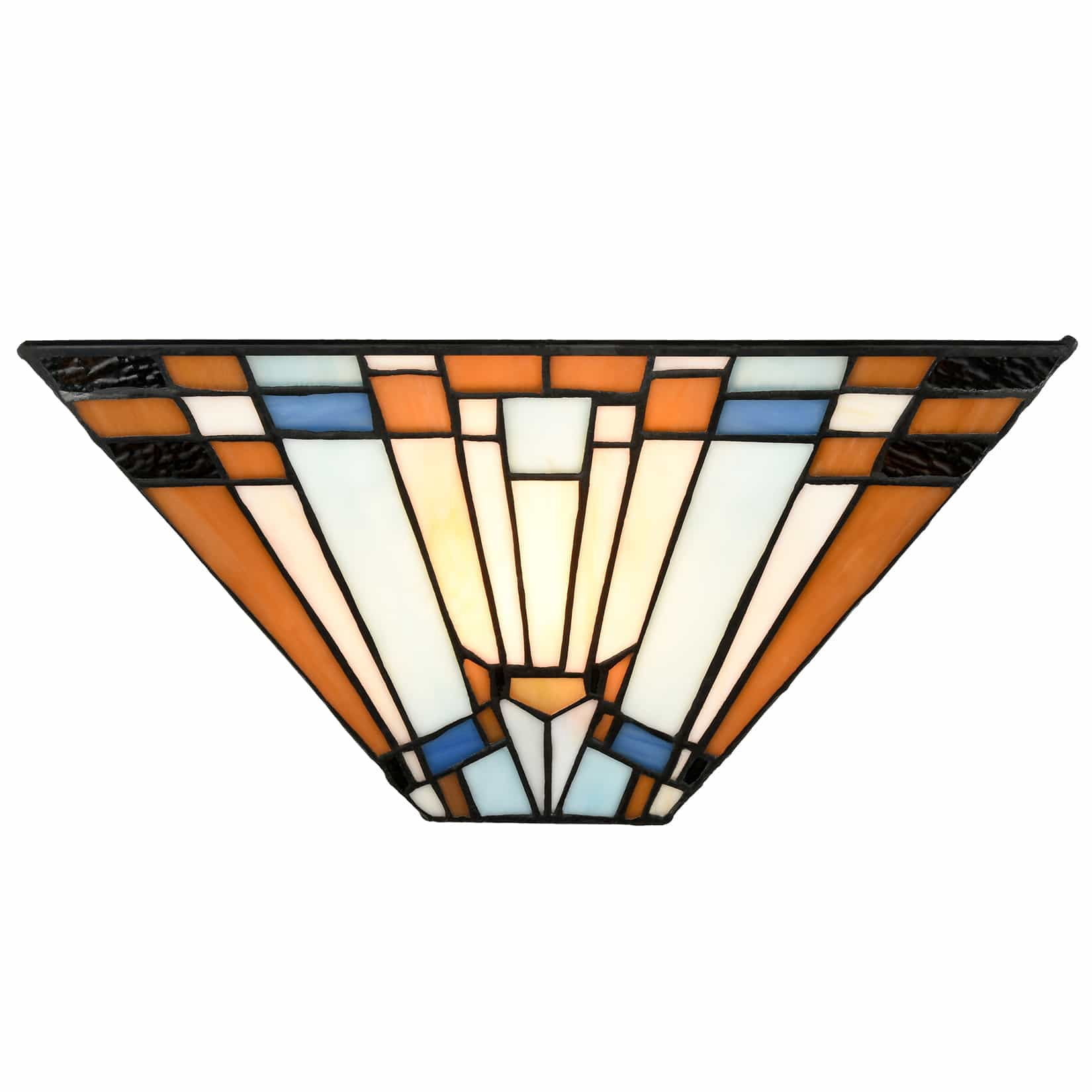 Claxy Tiffany Style Wall Sconce with Stained Glass Shade - Walmart.com