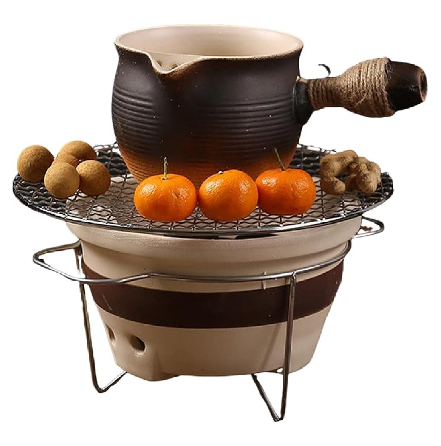 Clay Charcoal Grill Chinese BBQ Grill, Clay Grilling Tea Making Stove ...