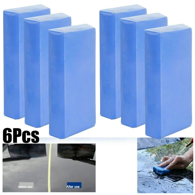 Clay Cleaning Bar Car Detailing Waxing Polish Treatment Fine Grade Blue - Walmart.com