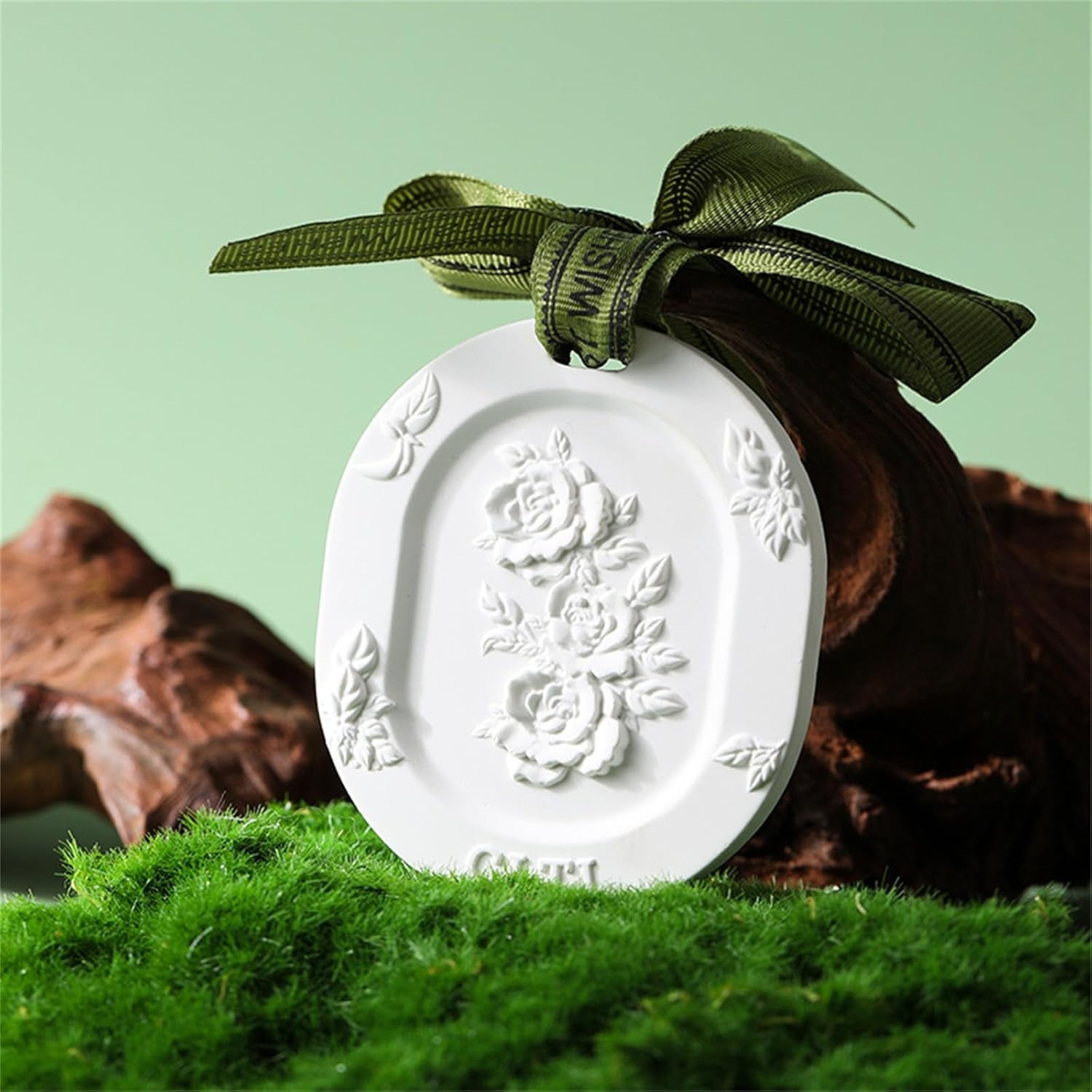 Clay Disk Essential Oil Diffuser, Plaster Passive Scent Diffuser for ...