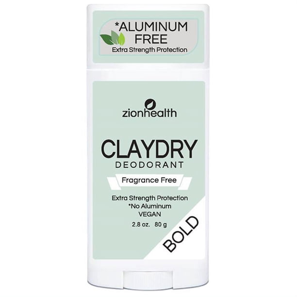 Clay Dry Bold - Fragrance Free Deodorant 2.8 oz - Walmart Business Supplies