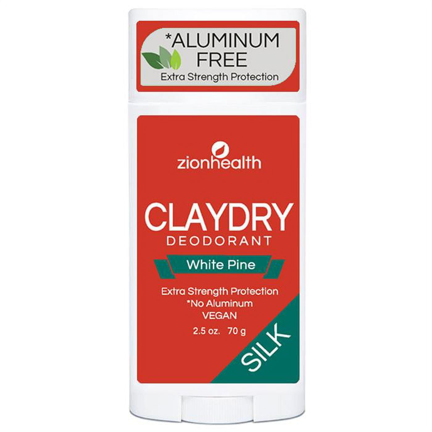 Clay Dry Silk - White Pine Vegan Deodorant - Walmart.com