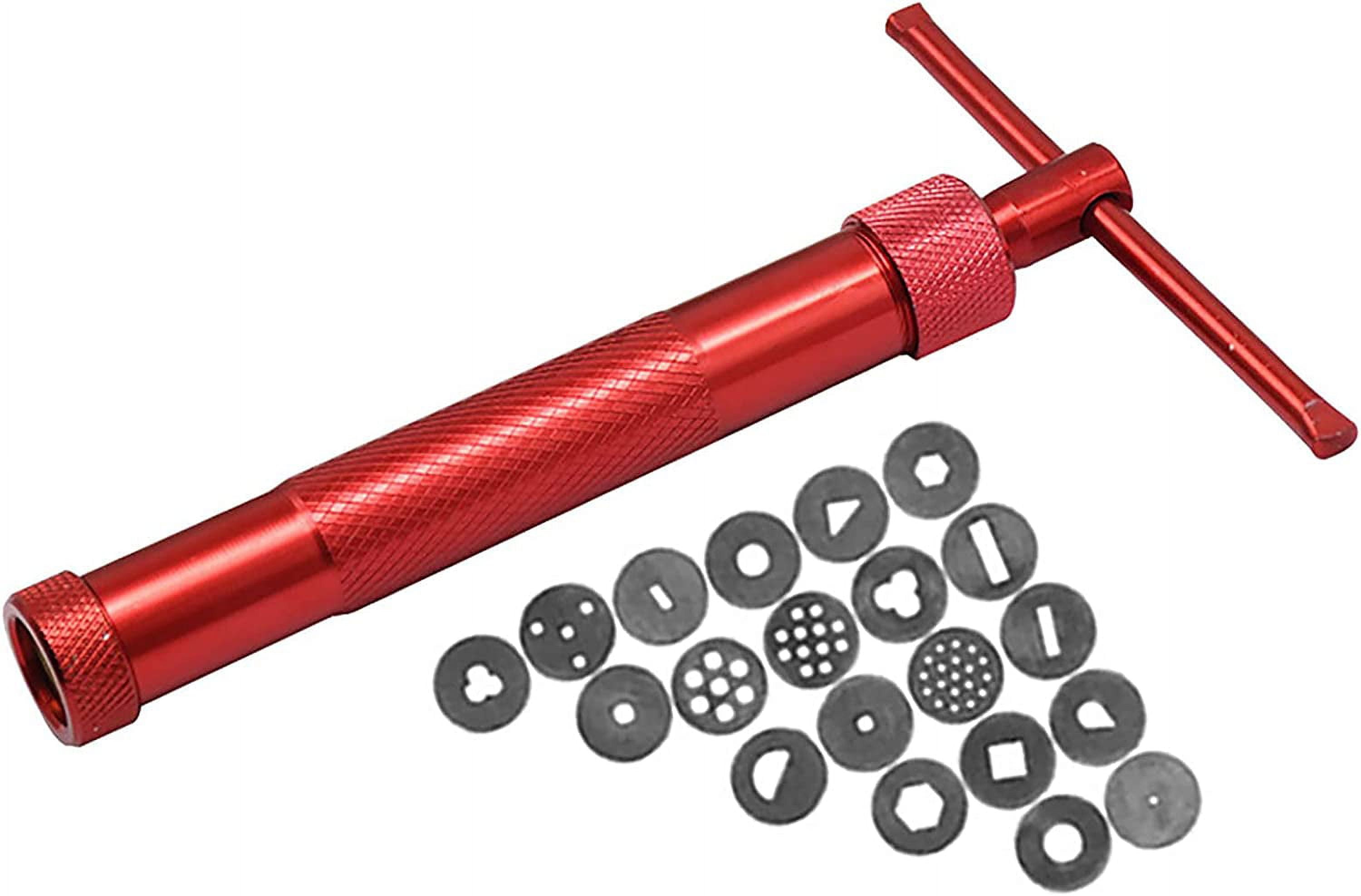 Clay Extruder Gun with 20 Tips Sugar Paste Extruder Cake Decor Tools ...