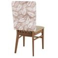 Clay Fronds Chair Back Covers Set of 8 Terracotta Sand Leaf Plant ...