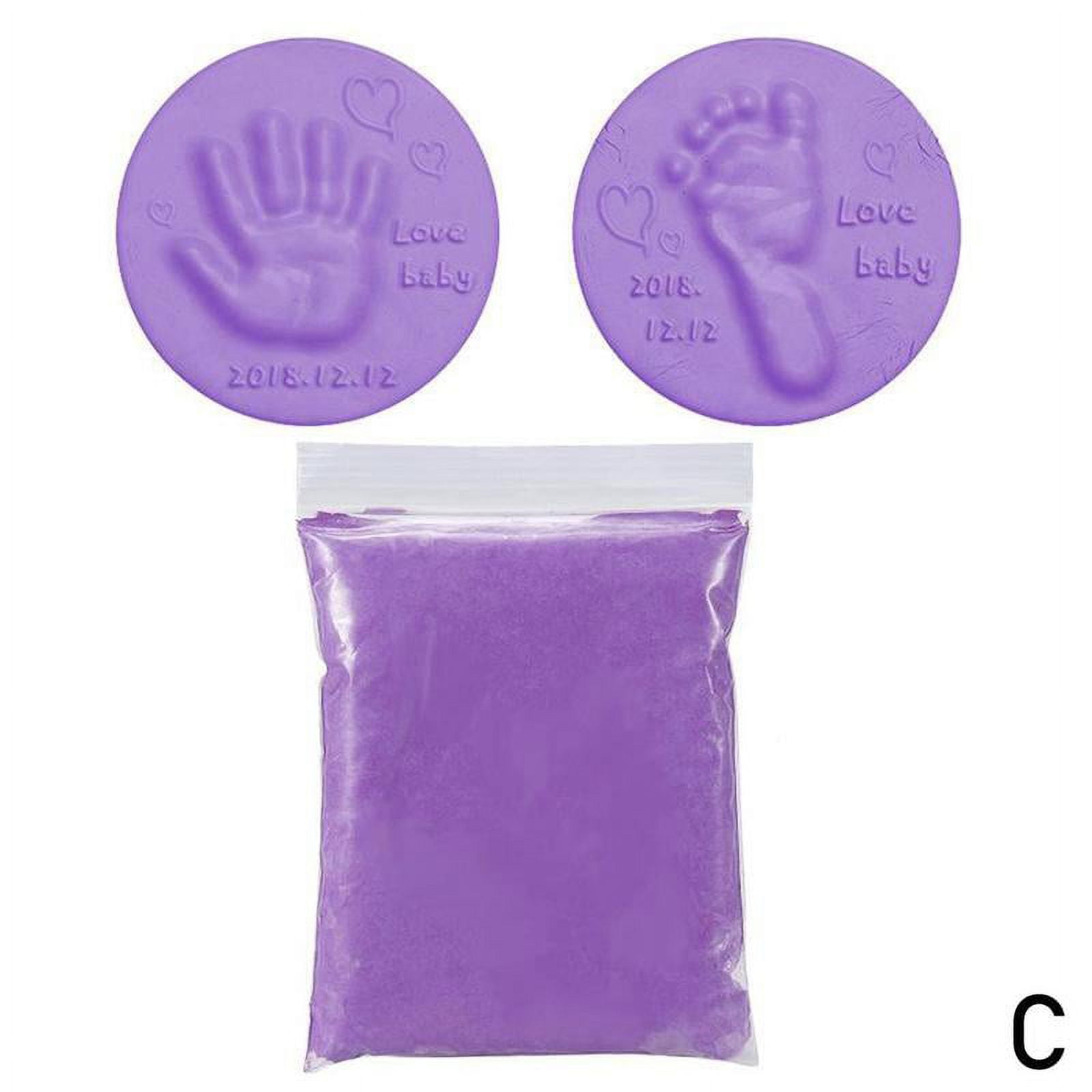 Clay Handprint Baby Footprint Imprint Kit Casting Parent-child Hand Pad ...