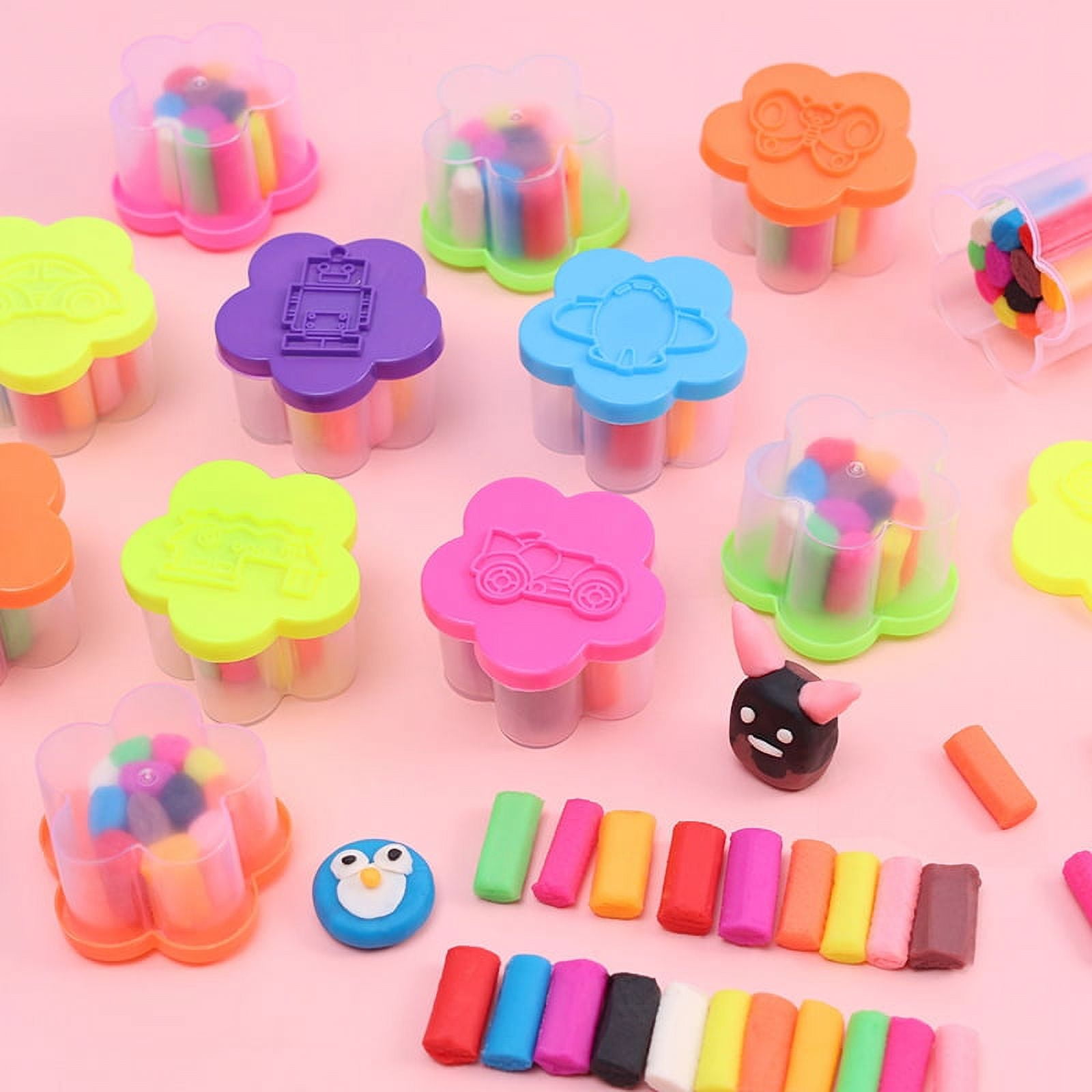 Clay Kit with 12 Boxes of Light Clay for Kids DIY Crafts and ...