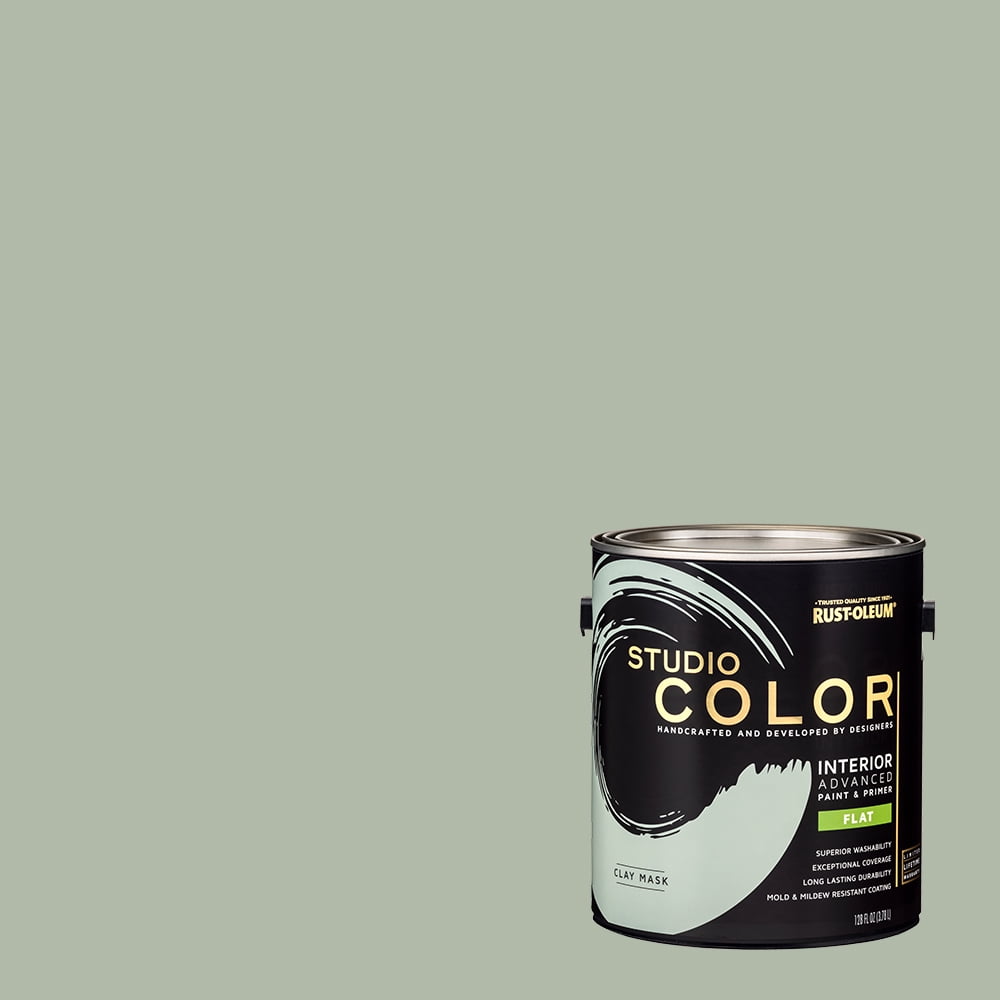 Clay Mask, Rust-Oleum Studio Color Interior Paint + Primer, Flat Finish ...