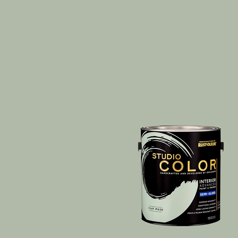 Clay Mask, Rust-Oleum Studio Color Interior Paint + Primer, Semi-Gloss ...