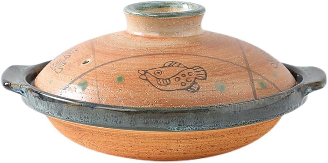 Clay Pot for Cooking Casserole Clay Pot Japanese Sumi Kannyu Donabe ...