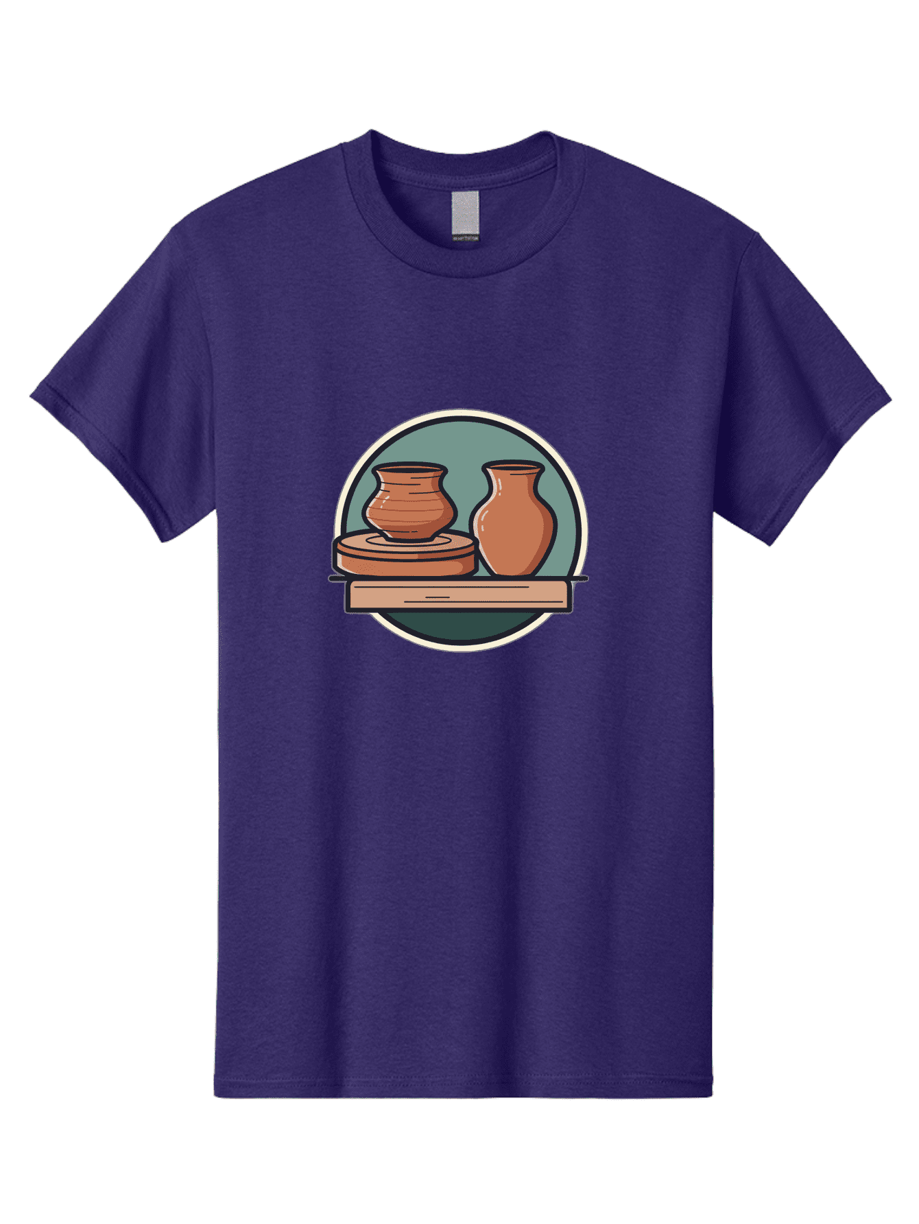 Clay-Pots-On-A-Shelf Mens Graphic Tee, 100% Cotton, Casual Summer Wear ...