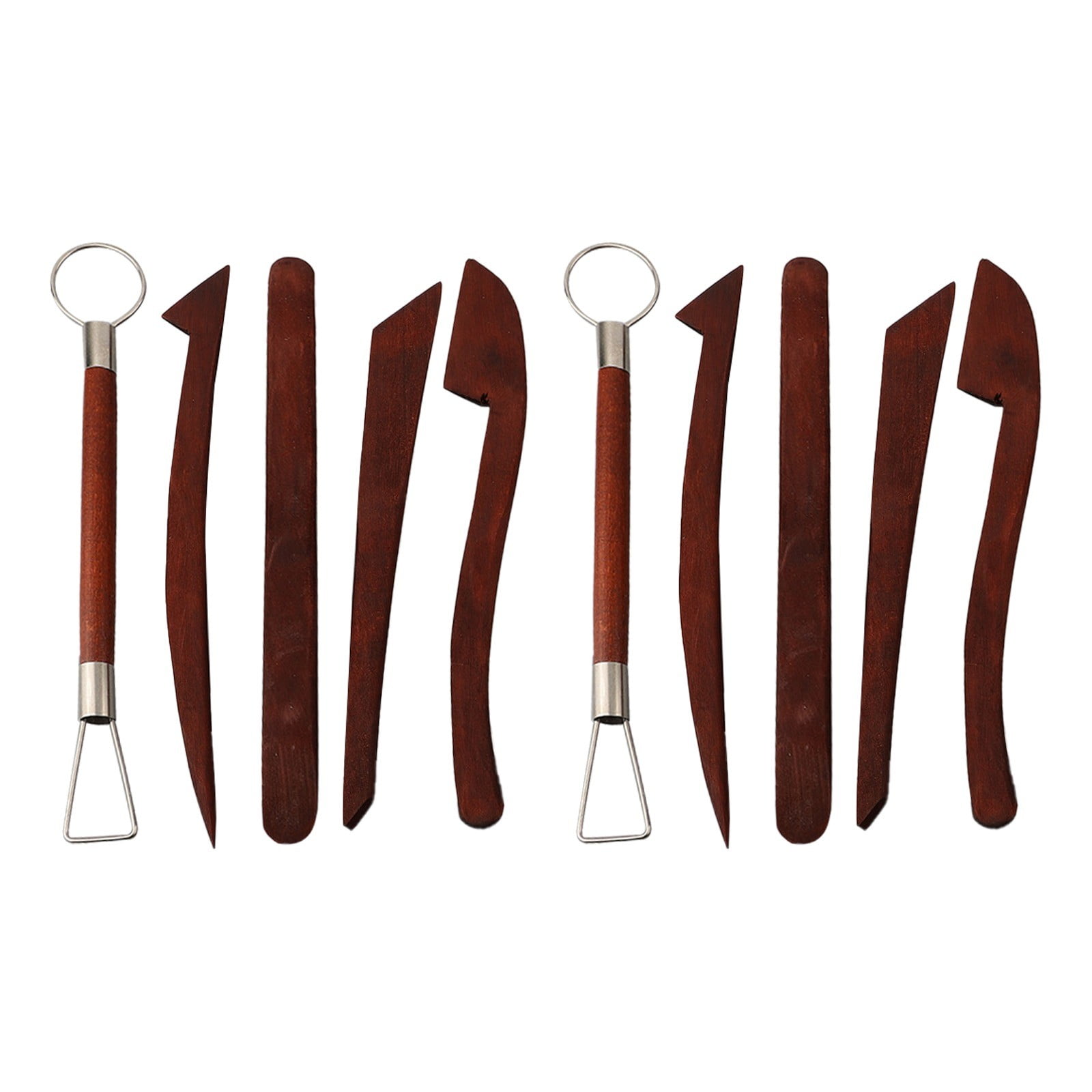 Clay Sculpture Carving Wooden Pottery Clay Molding Tool DIY Clay ...