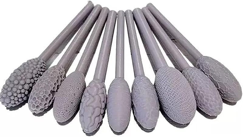 Clay Texture Roller for Art Projects,5/9/18pcs Modeling Pattern Rollers ...