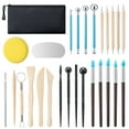 Clay Tools Kit, 27 PCS Polymer Clay Sculpting Tools Set for Pottery ...