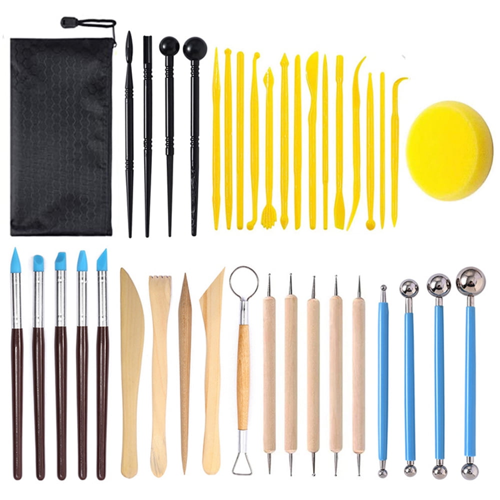 Clay Tools Kit, 38 PCS Ceramics Clay Sculpting Tool Set for Pottery ...