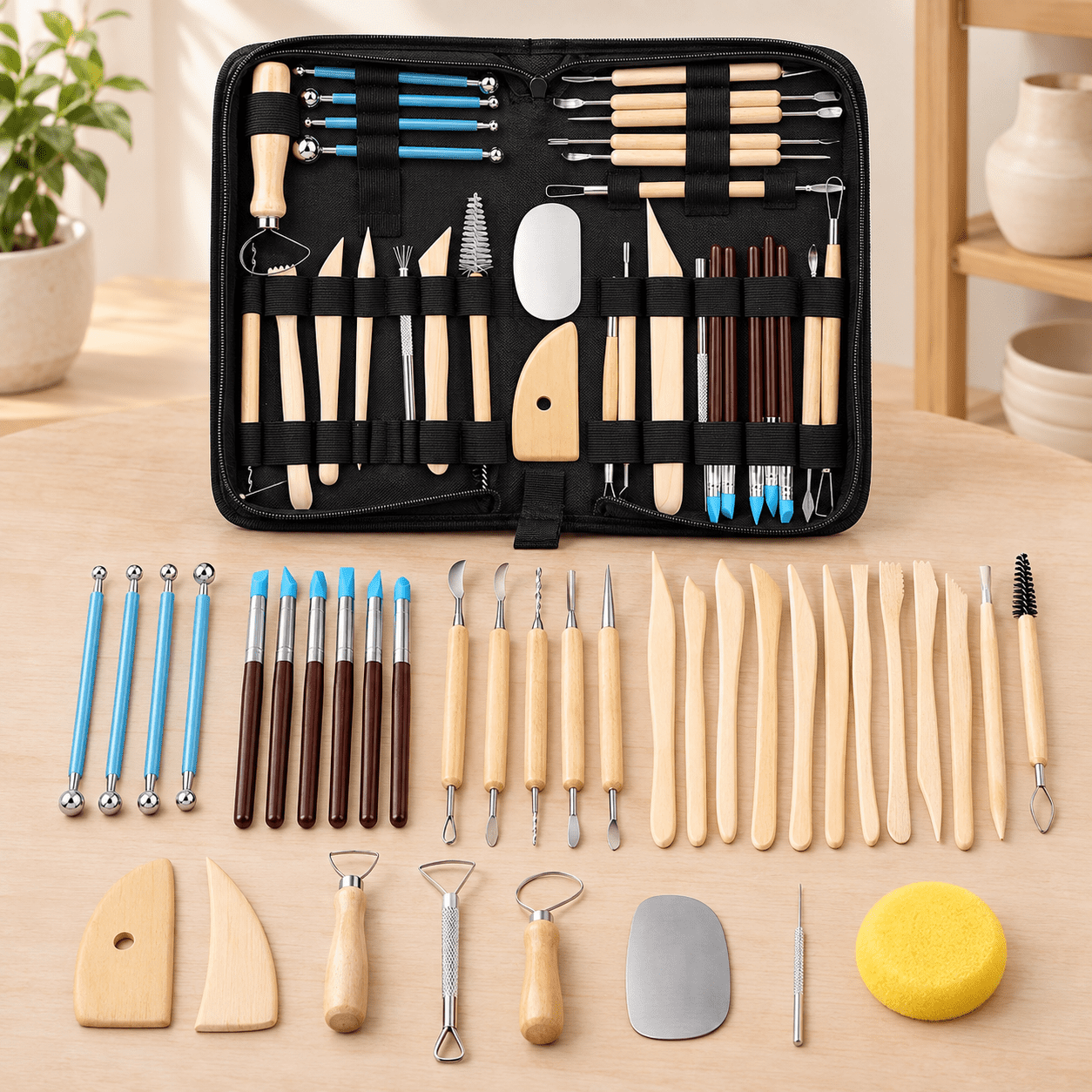 Clay Tools Kit, Pottery Tools, Polymer Clay Tools, Clay Sculpting Tools ...