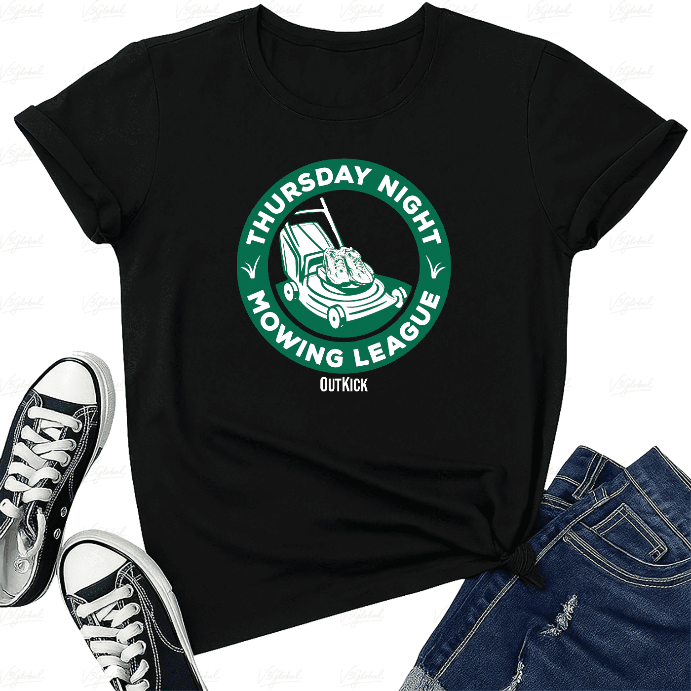 Clay Travis Outkick Thursday Night Mowing League Tee Style Unisex T ...