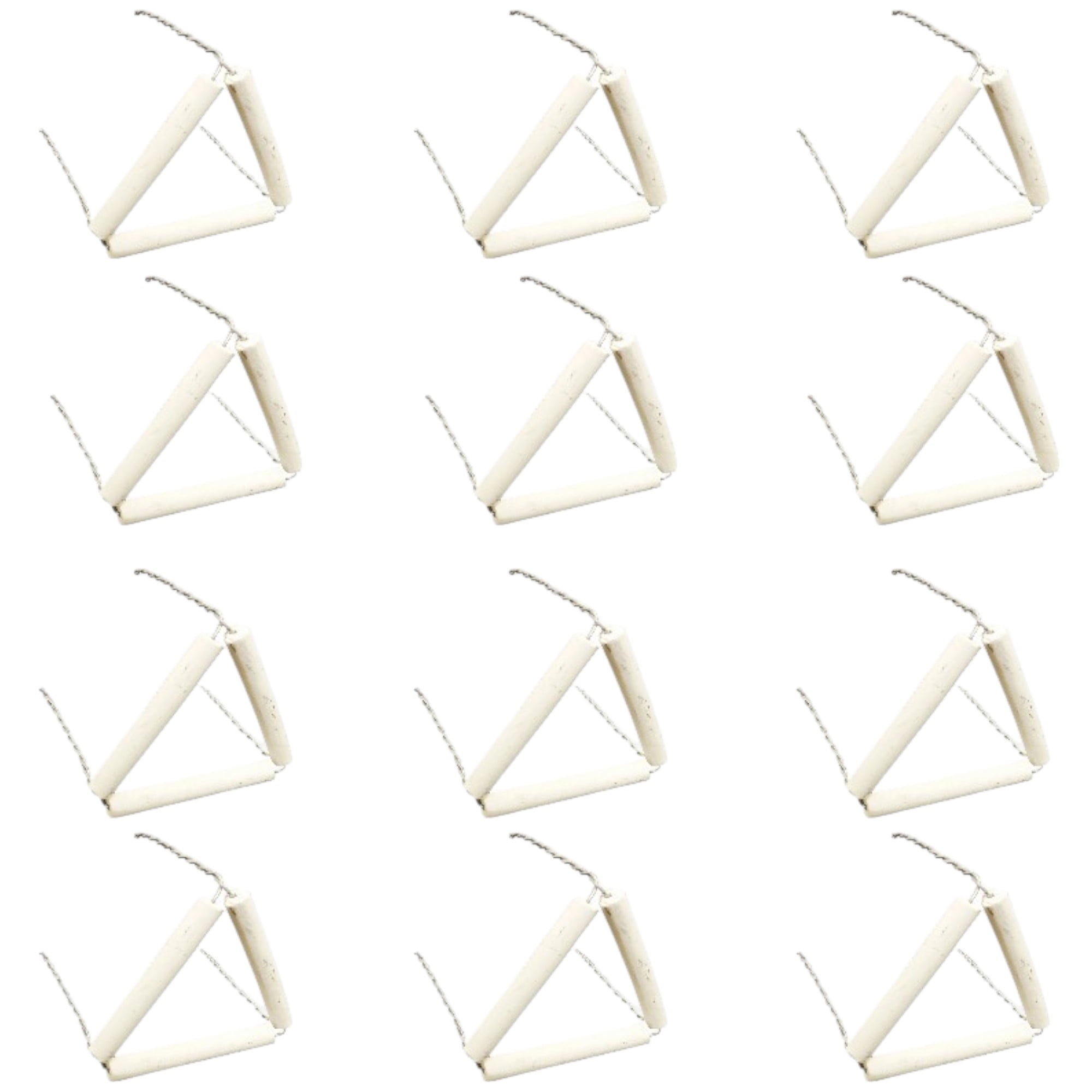 Clay Triangle, 1.5 in. Sides, Pack of 12 by Go Science Crazy - Walmart.com