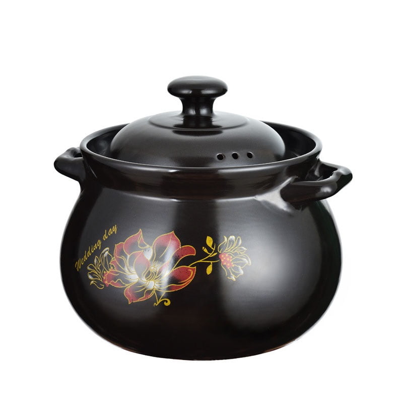 Clay pot cooking, ceramic casserole saucepan clay soup pot stove high ...