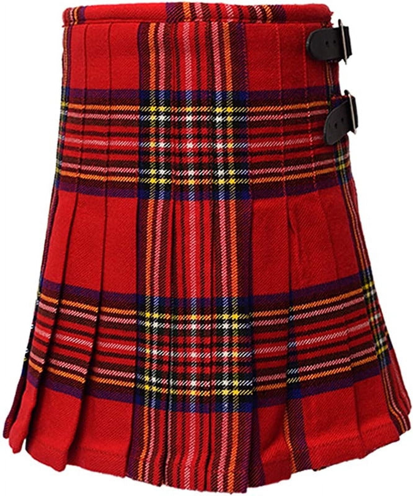 Claymore Imports Kid's Budget Kilt, Stewart Royal Tartan Kilt for Boys ...