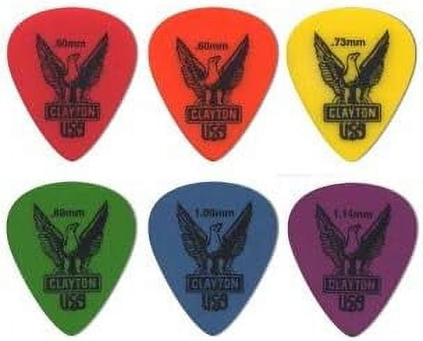 Clayton Delrin Standard PICKS DS1.14-72 PACK - Walmart.com
