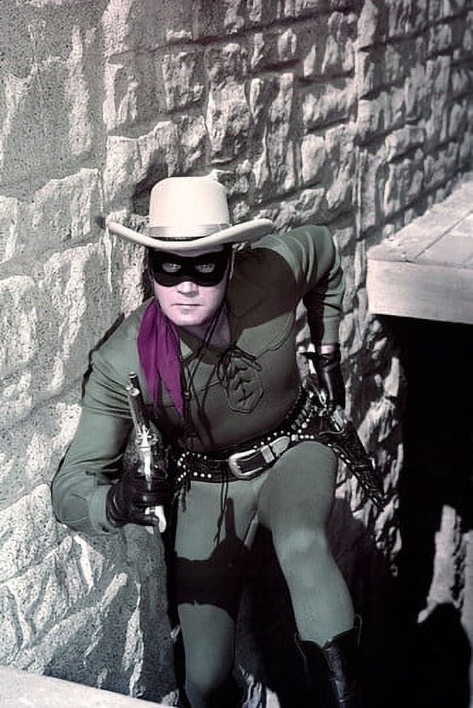 Clayton Moore the Lone Ranger Color 24x36 Poster - Walmart.com