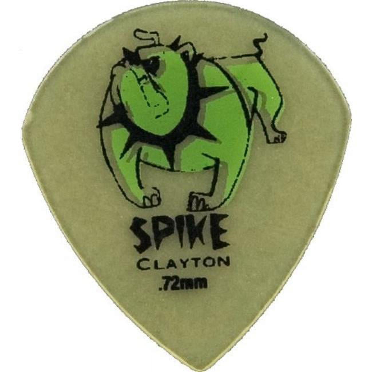 Clayton USSD56-12 Spike Ultem Gold Sharp Teardrop Guitar Picks- 0.56 mm ...