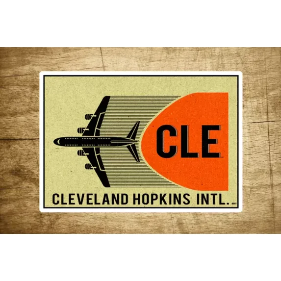 Cle Cleveland Hopkins Airport / / Sticker Decal Ohio Sticker Phone ...