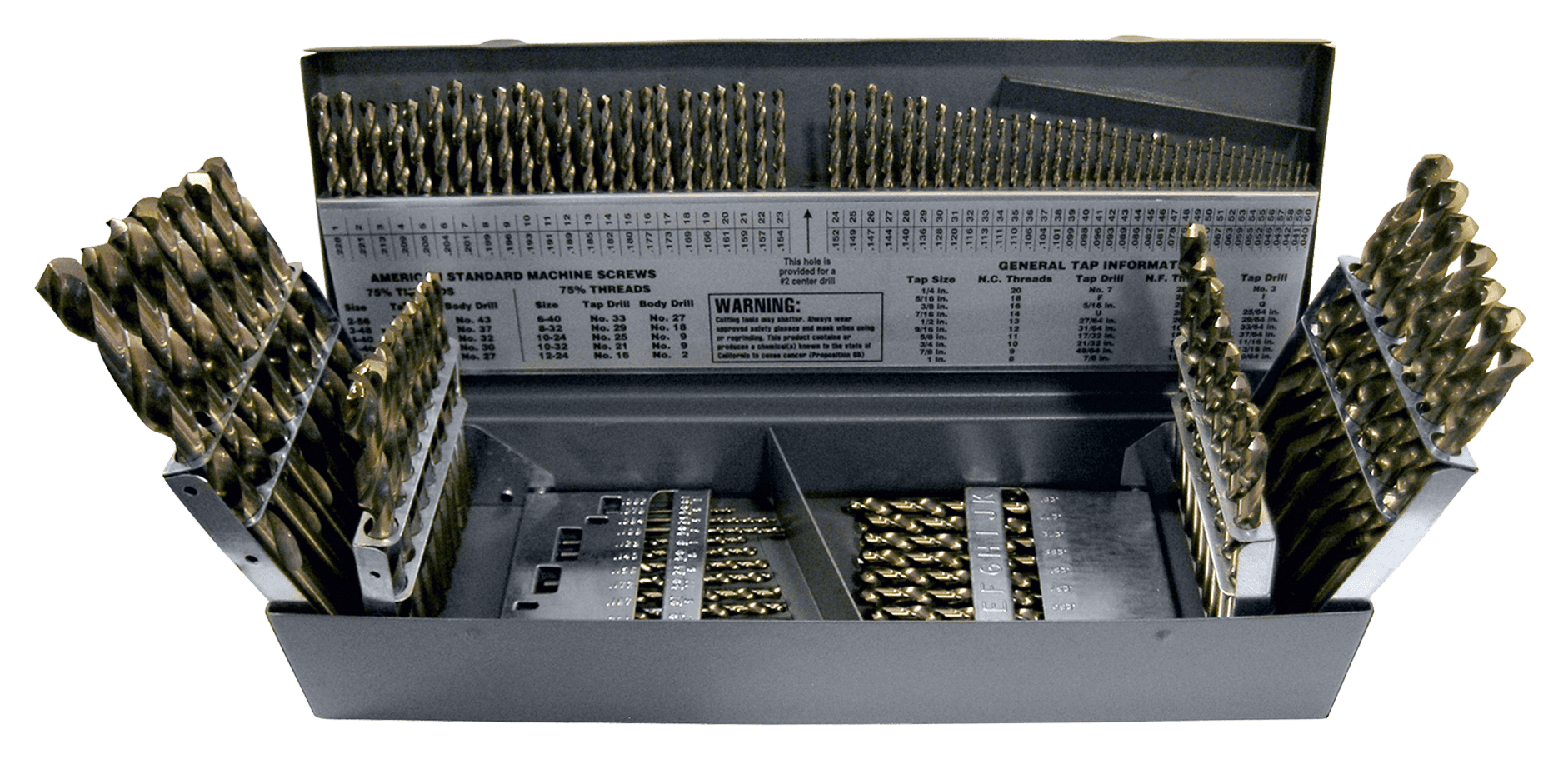 Cle-Line Jobber Drill Set,115 pc,Cobalt C21129 - Walmart.com