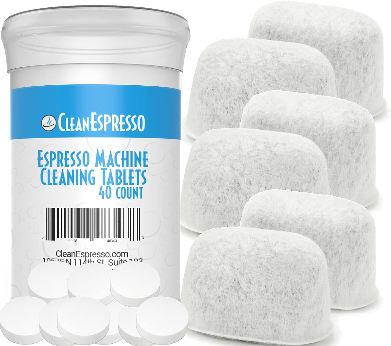 Clea - Designed For Cleaning Kit 40 Tablets and 6 Water Filters for ...