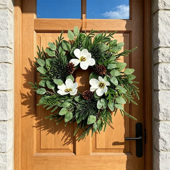 Clea*rance！Christmas Artificial Floral Picks and Wreath Swag Set with ...