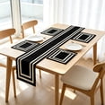 Clea*rance！Linen Table Runner and Placemat Set with Coordinated Design ...