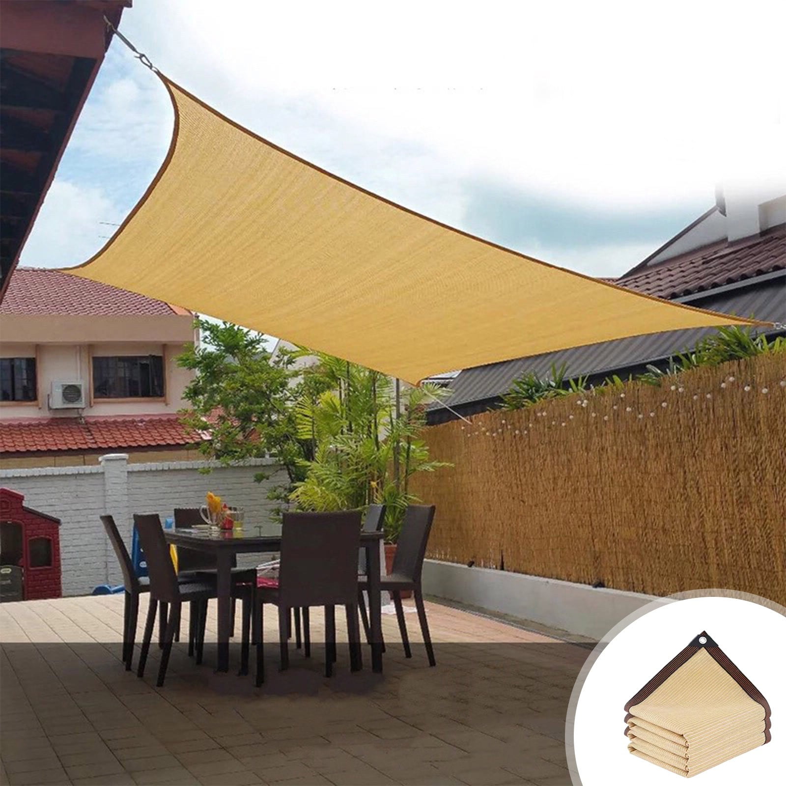 Cleacance Under 10$! Sun Shade Commercial Outdoor Shade Cover Sand ...