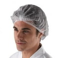 Cleaing Disposable Hair Nets Caps, 21", White, Pack of 100, for Salon ...