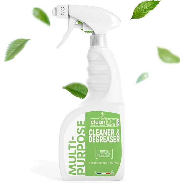 Clean 100 All Purpose Cleaner and Degreaser Natural Heavy Duty Kitchen ...
