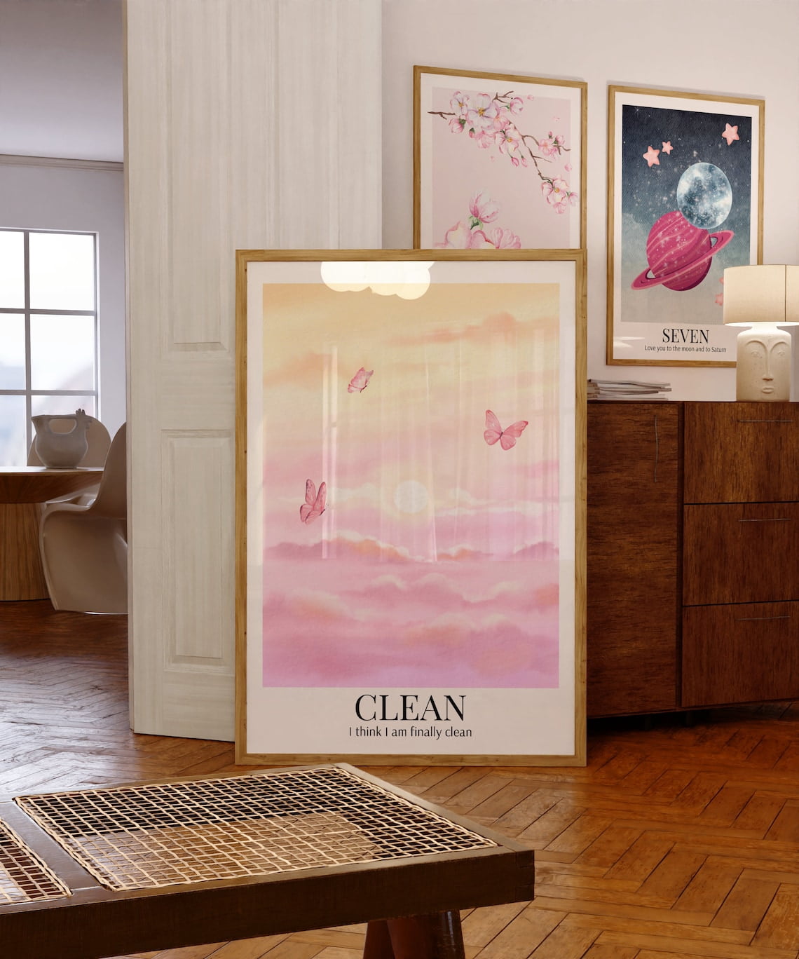 Clean 1989 Aesthetic Home Decor Wall Art, Unframed Paper Poster 8x10in ...