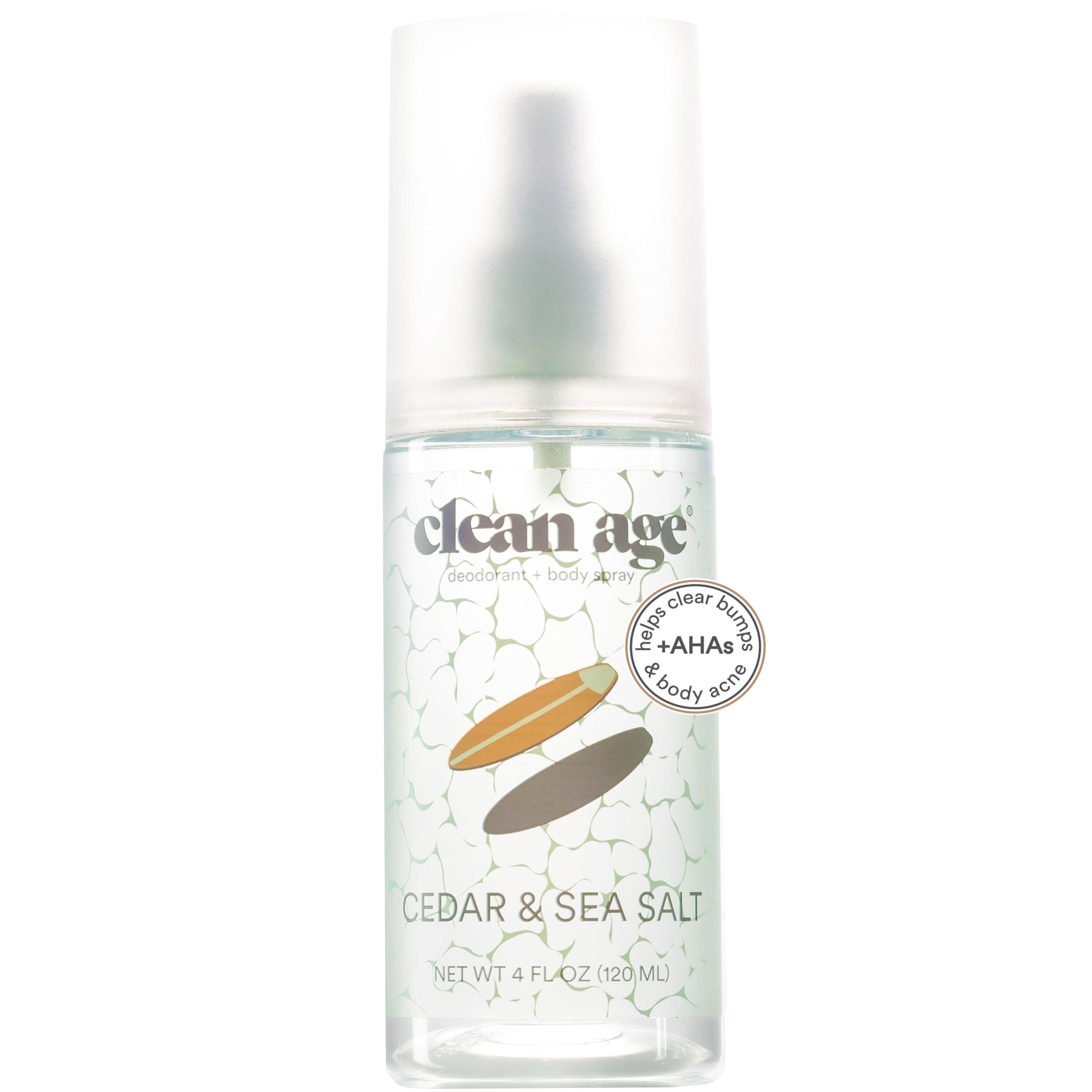 Clean Age Aluminum-Free Deodorant & Body Spray for Whole Body (4 oz ...