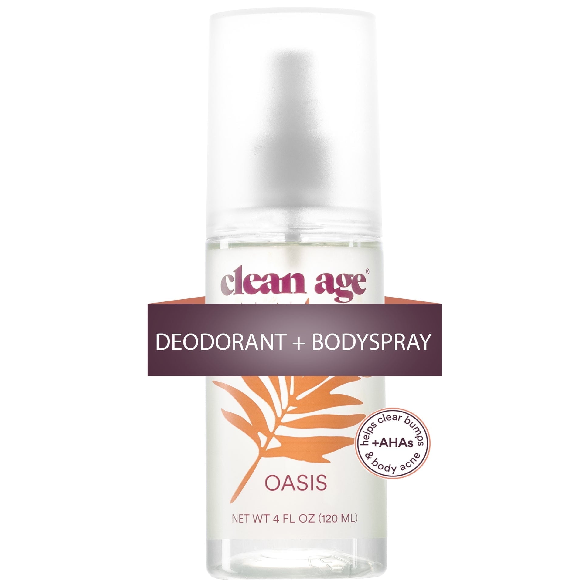 Clean Age Aluminum-Free Deodorant & Body Spray for Whole Body (4 oz ...