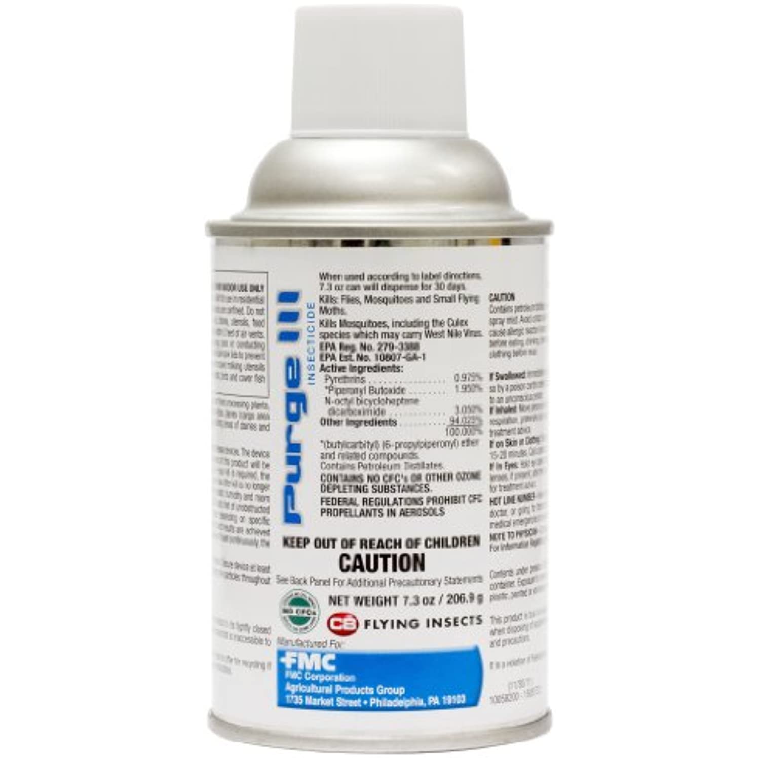 Clean Air Purge III Odorless Pyrethrin Based Insect Repellent Spray, 7. ...