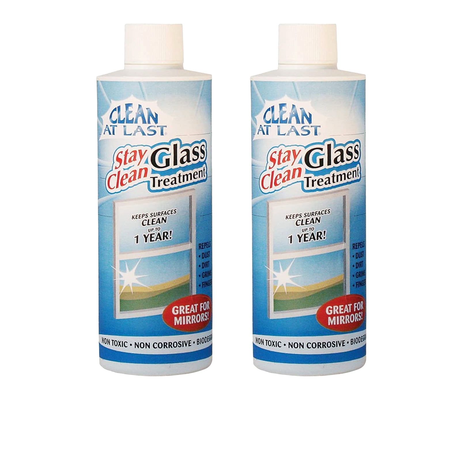 Clean At Last Glass Treatment Clear And Shiny Glass Surfaces Mirror ...