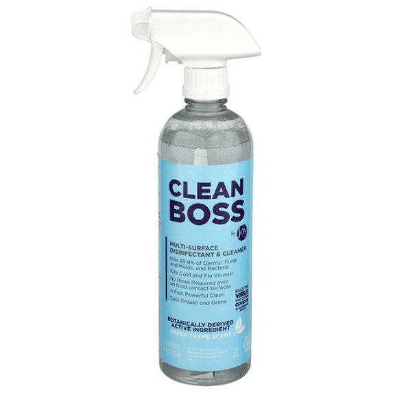Clean Boss Multi Disinfectant Cleaner Spray 24 fl oz (Pack of 6 ...