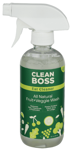 Clean Boss Produce Spray Eat Cleaner 12 fl oz Pack of 8 - Walmart.com