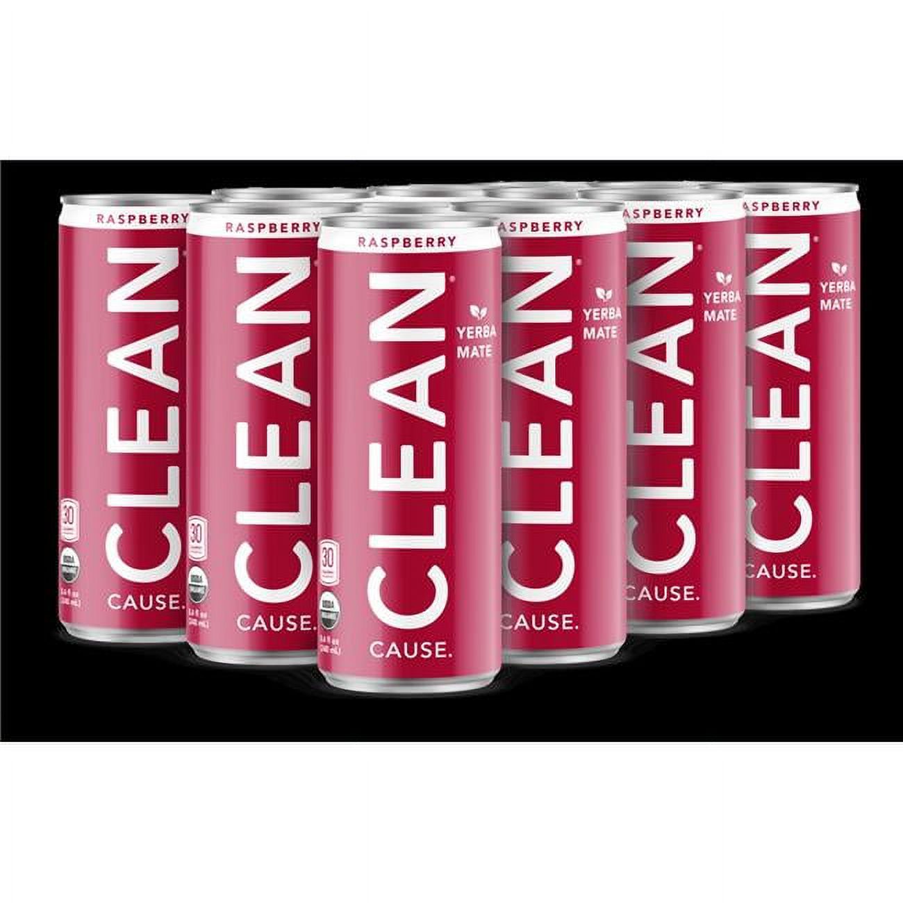 Clean Cause 8.4 oz Organic Raspberry Yerba Mate - Walmart.com