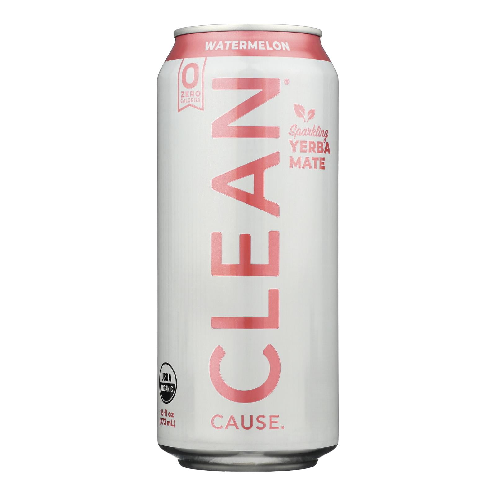 Clean Cause - Yerba Mate Watermelon - Case Of 12-16 Fz - Walmart.com