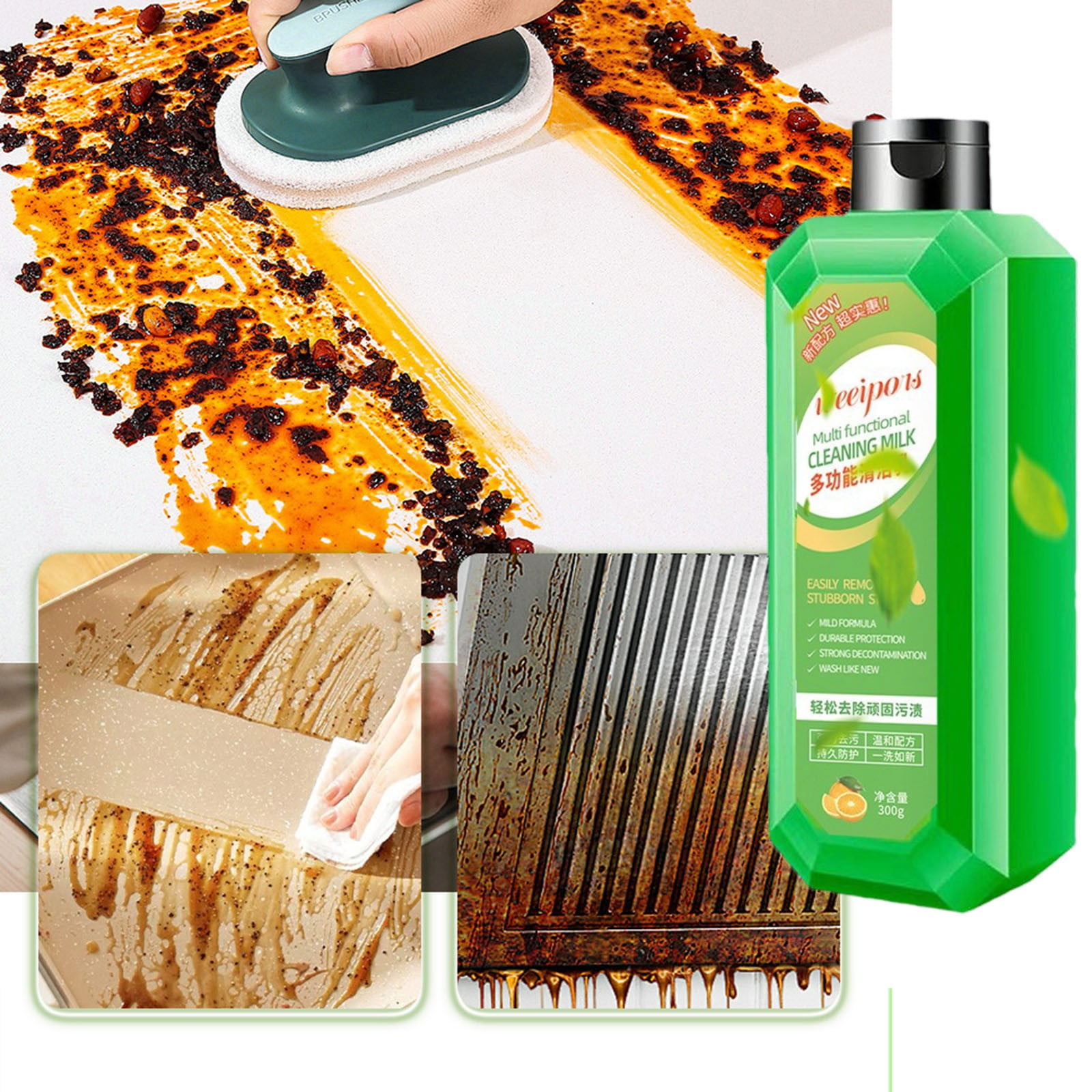 Clean Up Cleaning Milk, Multi Purpose Stain Remover Professional ...