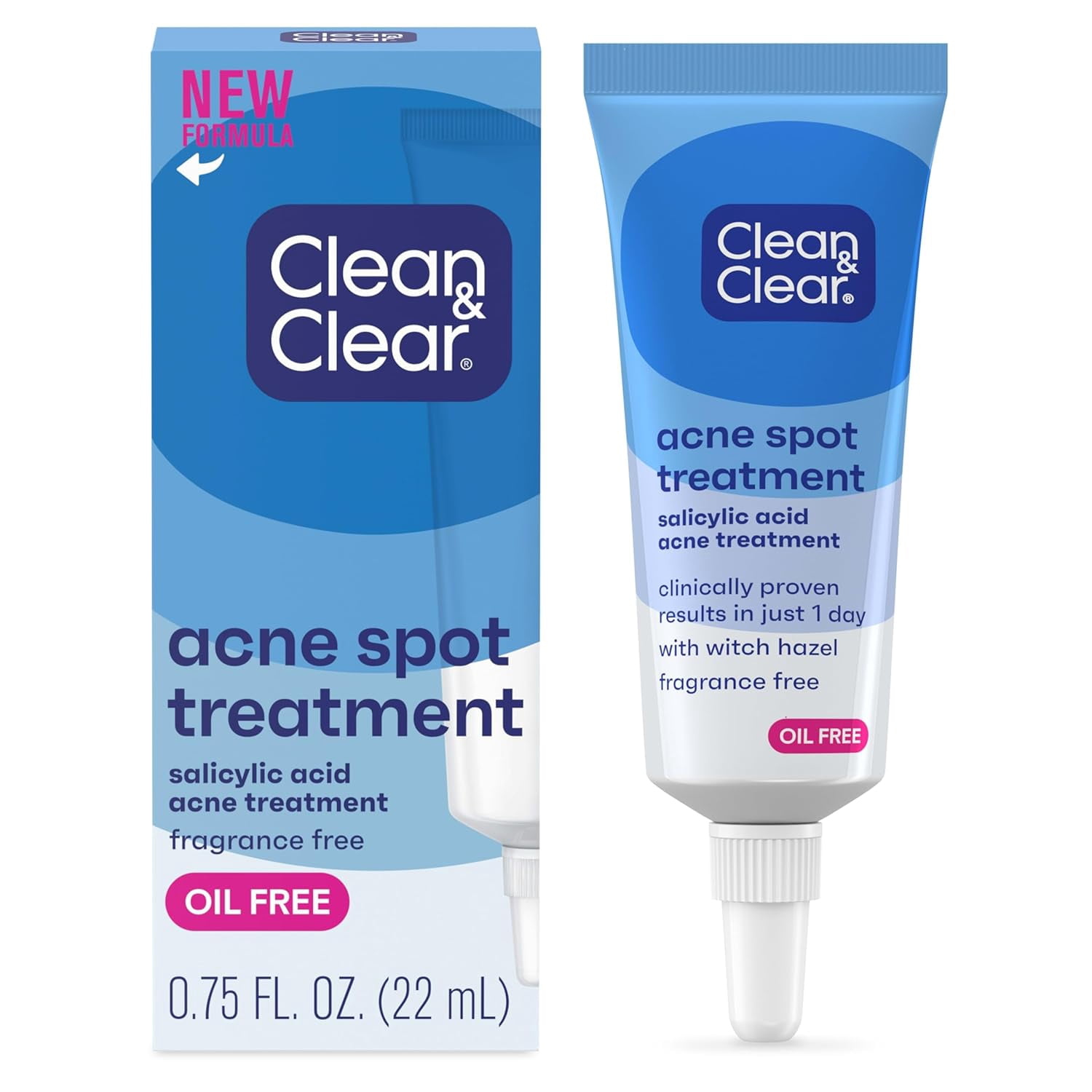 Clean & Clear Rapid Zit Stubborn Acne Spot Treatment, Salicylic Acid ...