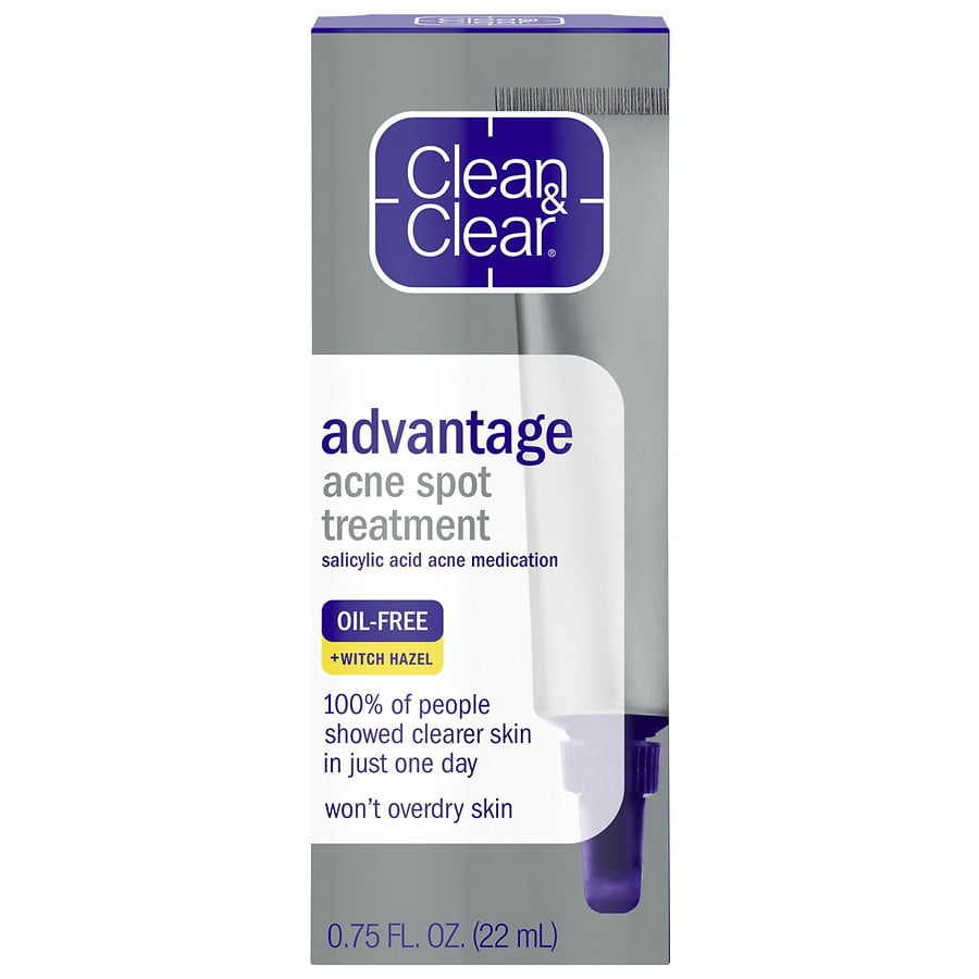 Clean & Clear Advantage Acne Medication Cream, Topical Spot Treatment ...