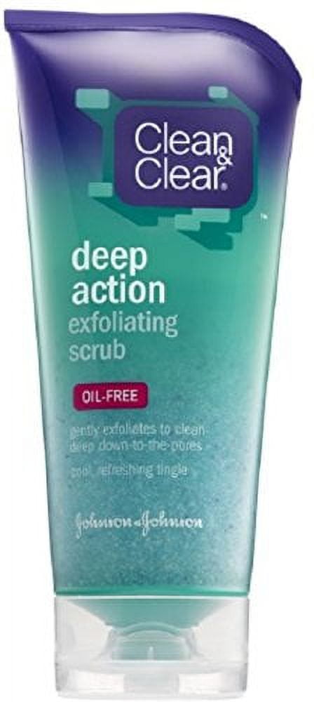 Clean & Clear Deep Action Exfoliating Scrub - Oil Free (Pack of 10 ...