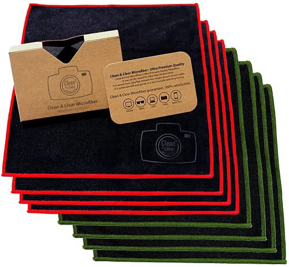 Clean & Clear Microfiber Cleaning Cloth, Extra Large [8 Pack] Ultra ...