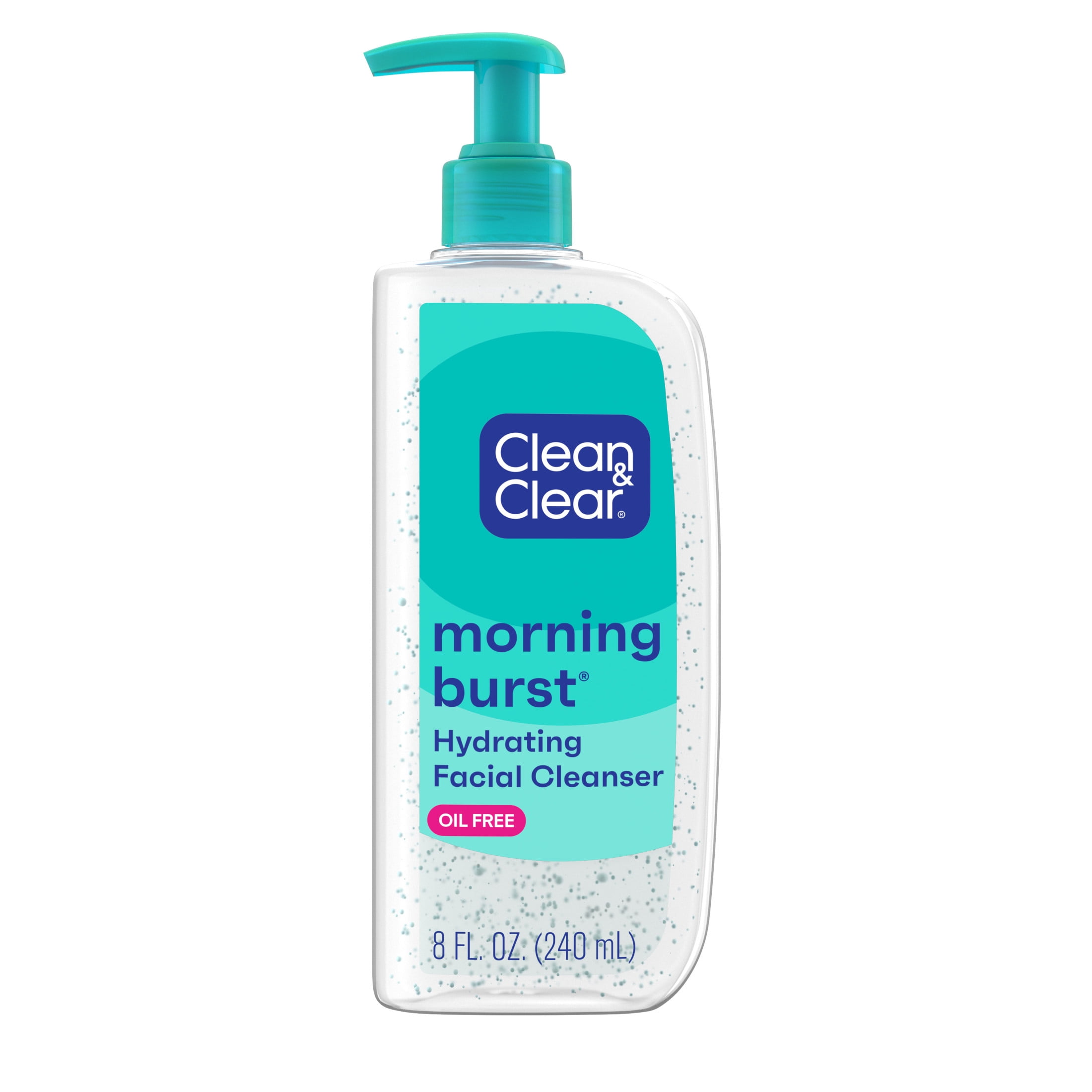 Clean & Clear Morning Burst Oil-Free Hydrating Face Cleanser, 8 fl. oz ...
