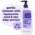 Clean & Clear Night Relaxing Oil-Free Night Face Wash, 8 fl. oz ...